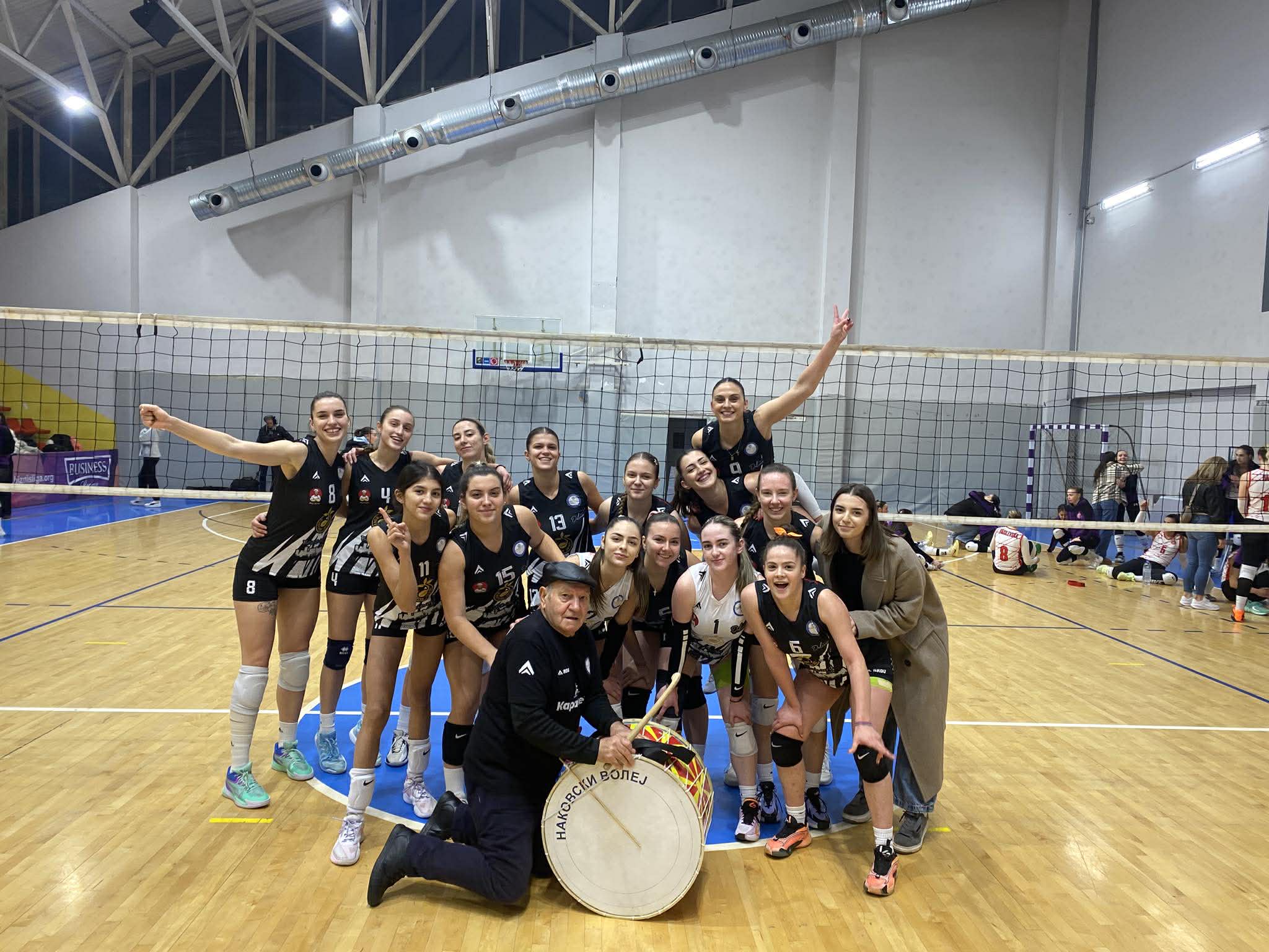Одбојкарките на Наковски волеј остануваат непоразени - GRID.mk